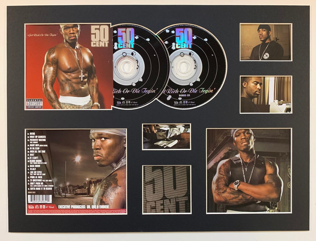 50 CENT - Get Rich or Die Tryin - Album Display 2 - Etsy