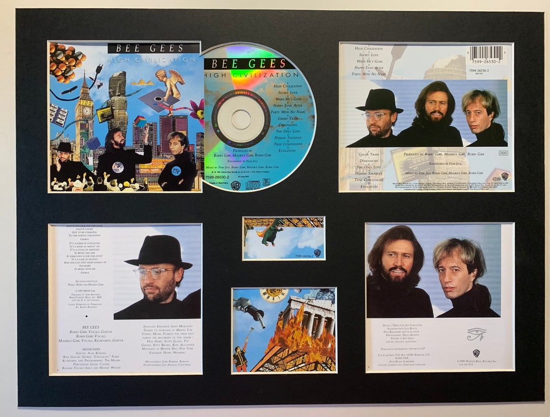 BEE GEES - High Civilisation - Album Display Deluxe - Etsy
