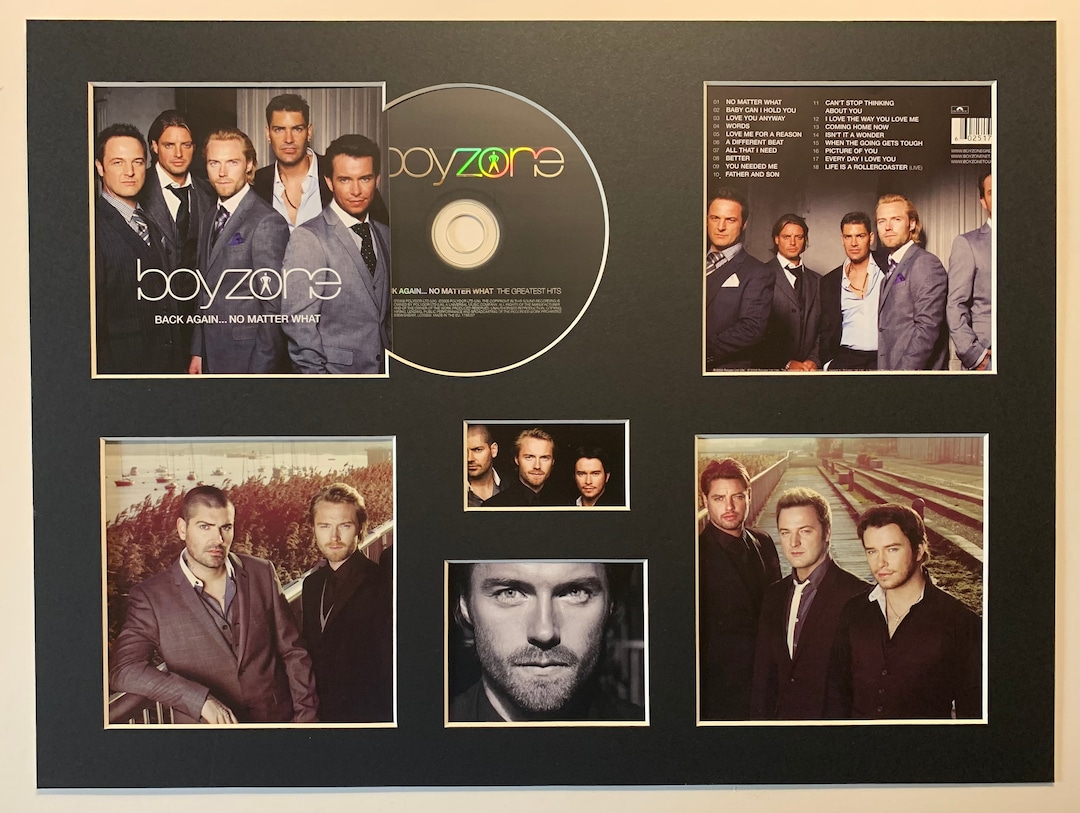 BOYZONE - Back Again No Matter What - Album Display Deluxe - Etsy