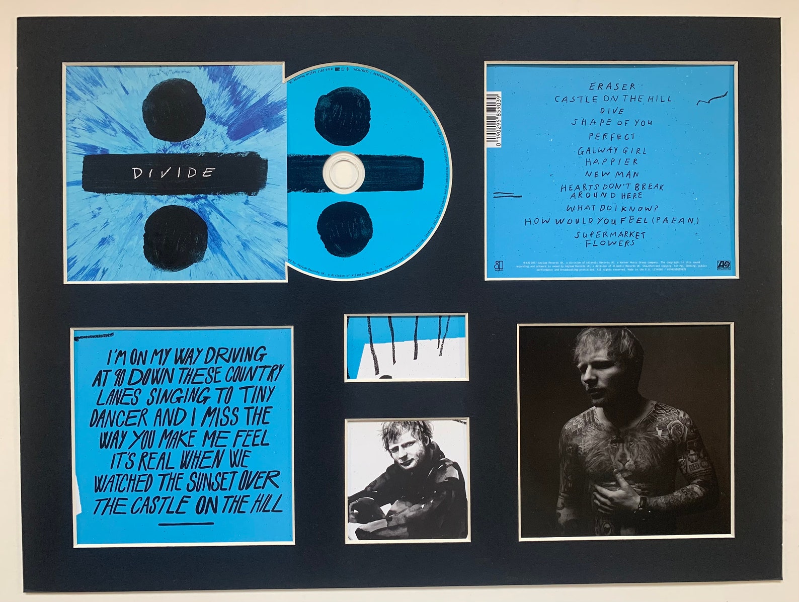 ED SHEERAN - Divide - Album Display Deluxe - Etsy