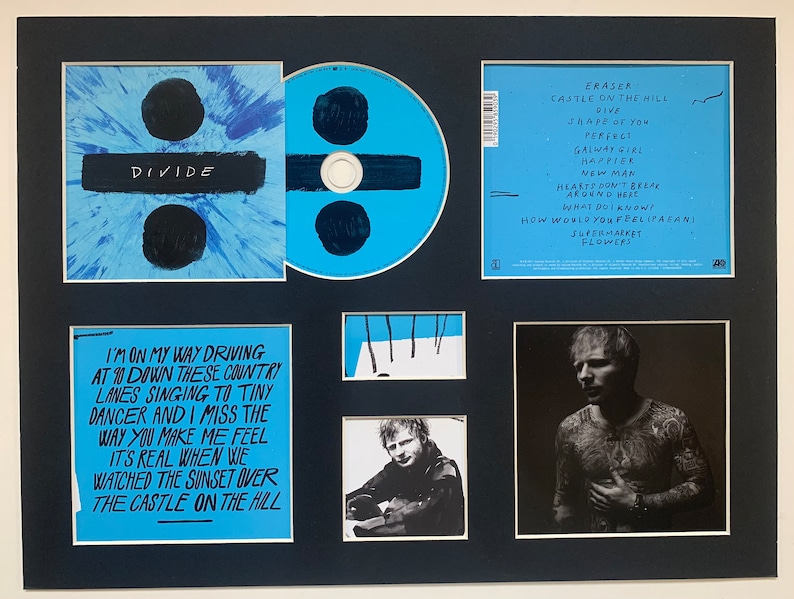ED SHEERAN - Divide - Album Display Deluxe - Etsy