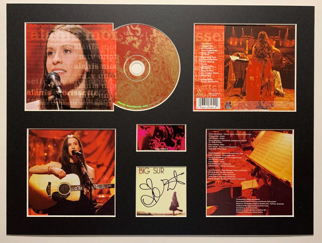 ALANIS MORISSETTE - MTV Unplugged - Album Display Deluxe - Etsy