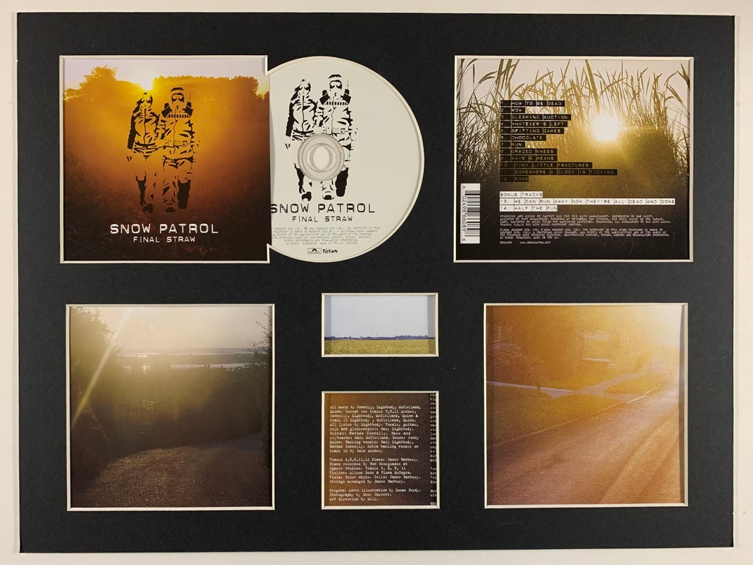 SNOW PATROL - Final Straw - Album Display Deluxe - Etsy