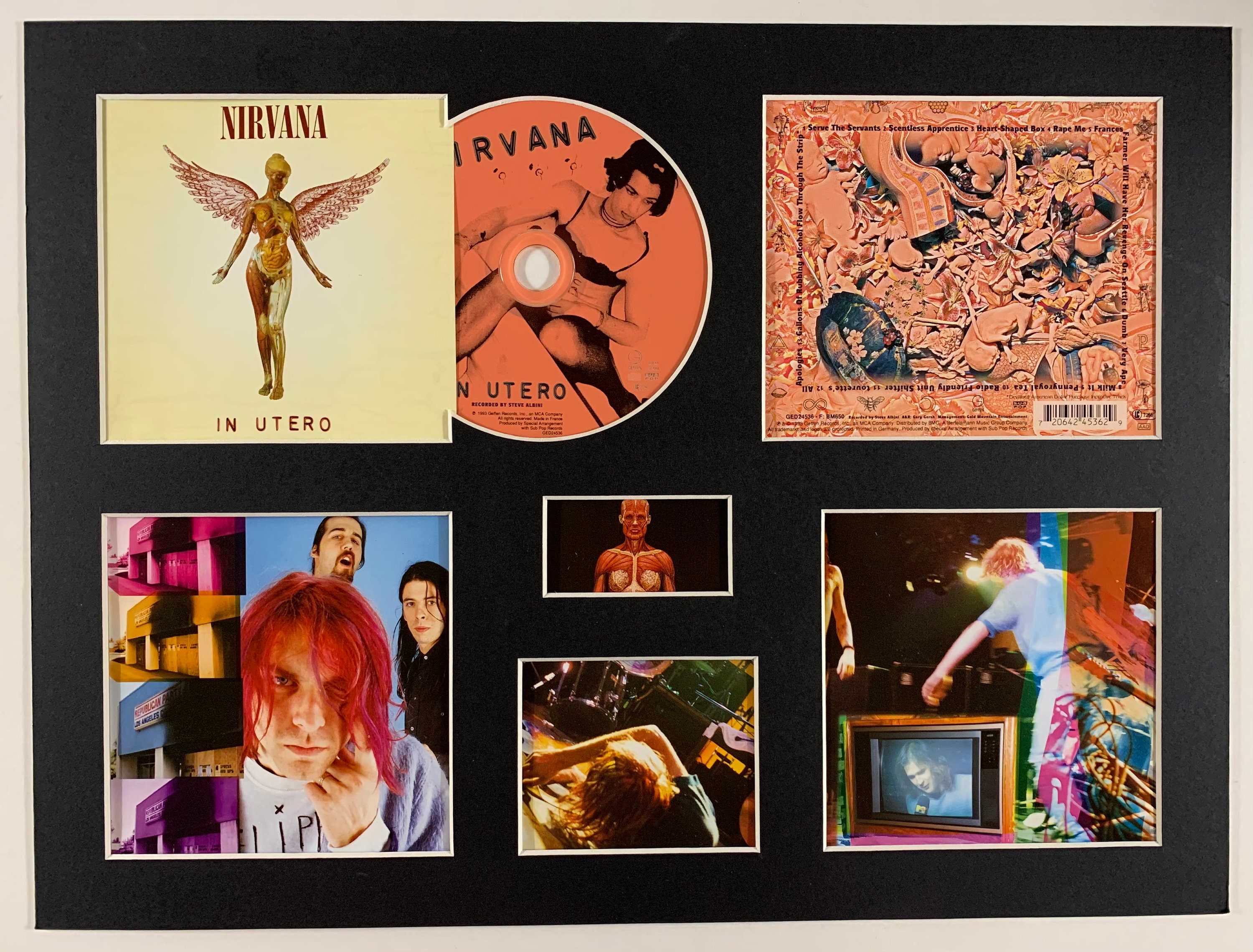NIRVANA - in Utero - Album Display Deluxe - Etsy