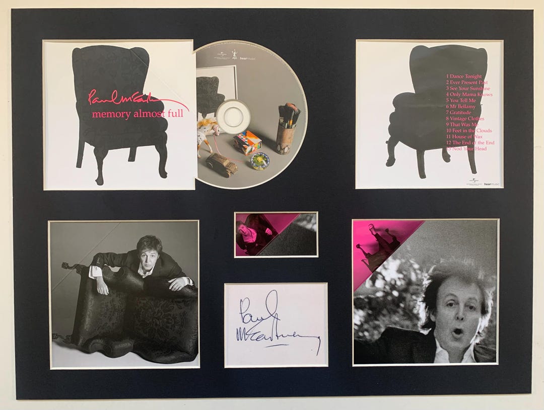 PAUL Mccartney - Memory Almost Full - Album Display Deluxe - Etsy