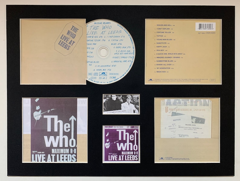 THE WHO - Live at Leeds - Album Display Deluxe - Etsy