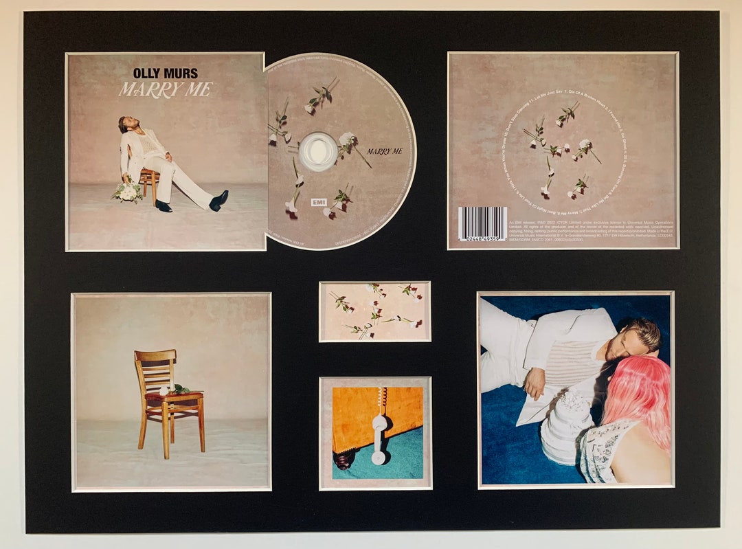 OLLY MURS - Marry Me - Album Display Deluxe - Etsy