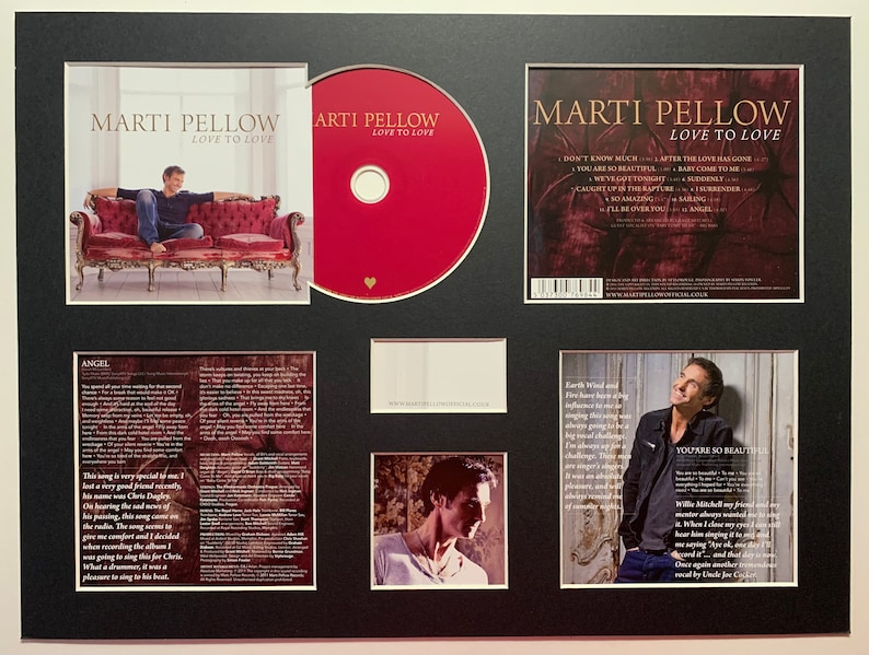 MARTI PELLOW - Love to Love - Album Display Deluxe - Etsy