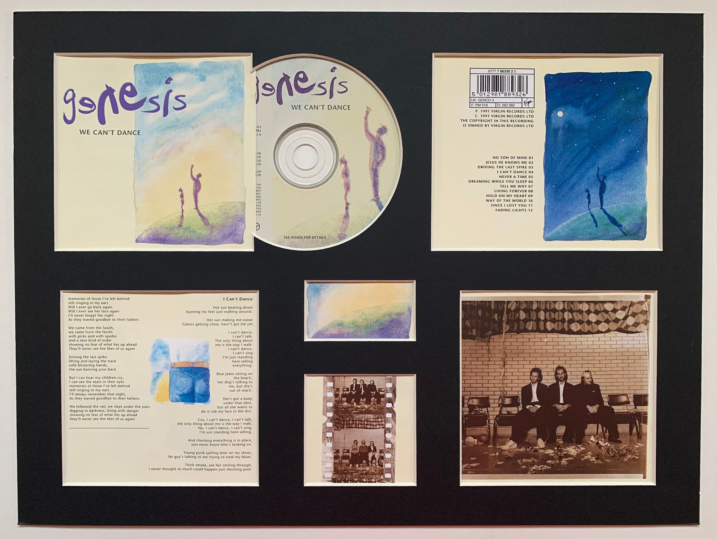 GENESIS - We Can't Dance - Album Display Deluxe - Etsy