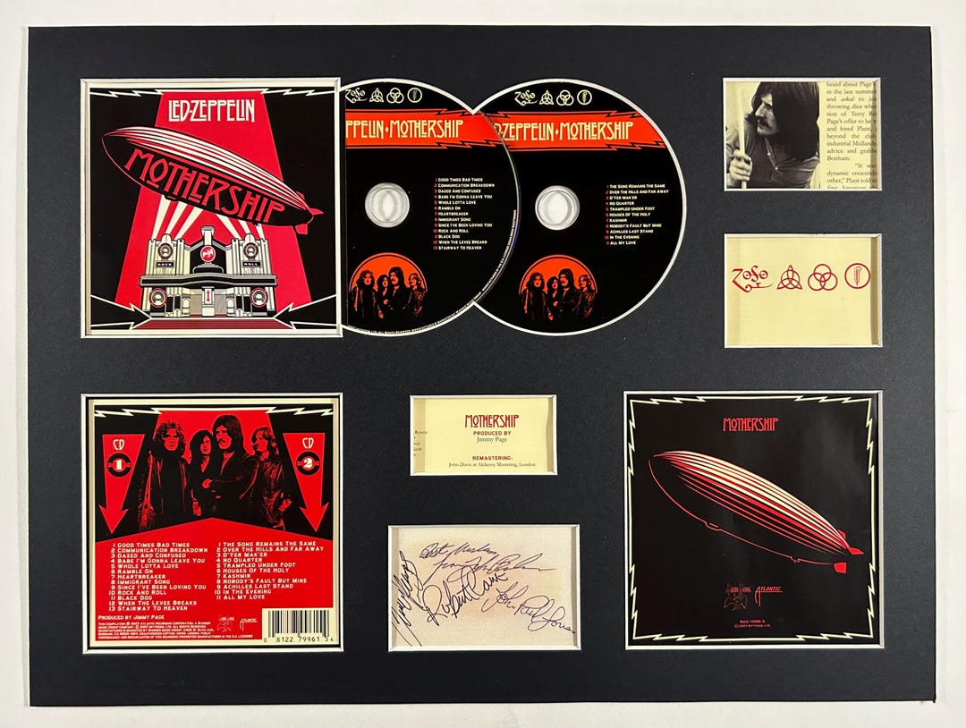 LED ZEPPELIN - Mothership - Album Display 2 - Etsy