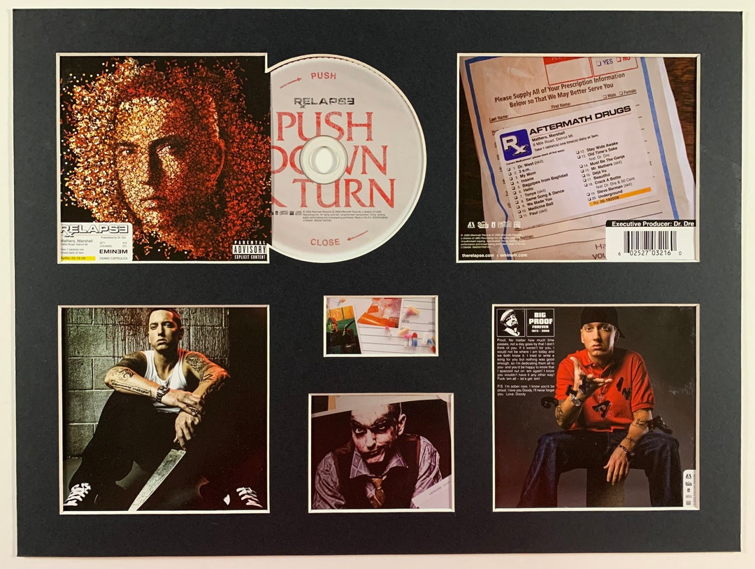 EMINEM - Relapse - Album Display Deluxe - Etsy