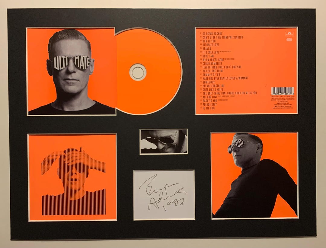 BRYAN ADAMS - Ultimate - Album Display Deluxe - Etsy