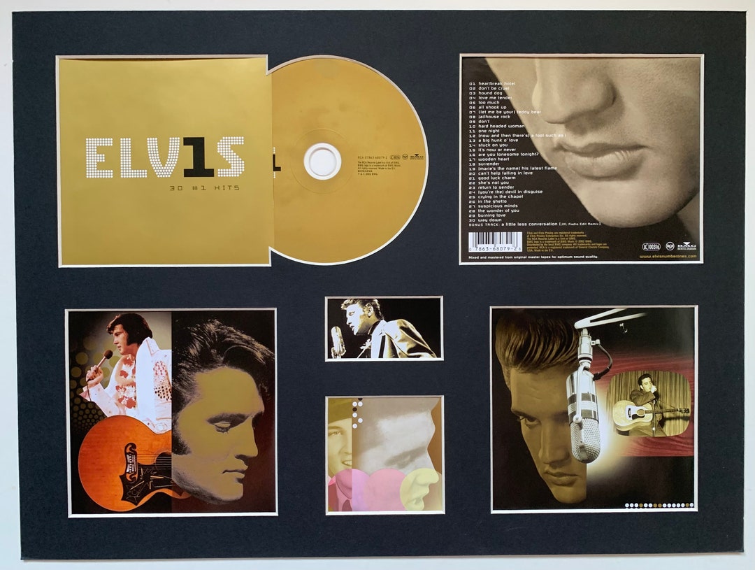 ELVIS PRESSLEY - 30 #1 Hits - Album Display Deluxe - Etsy