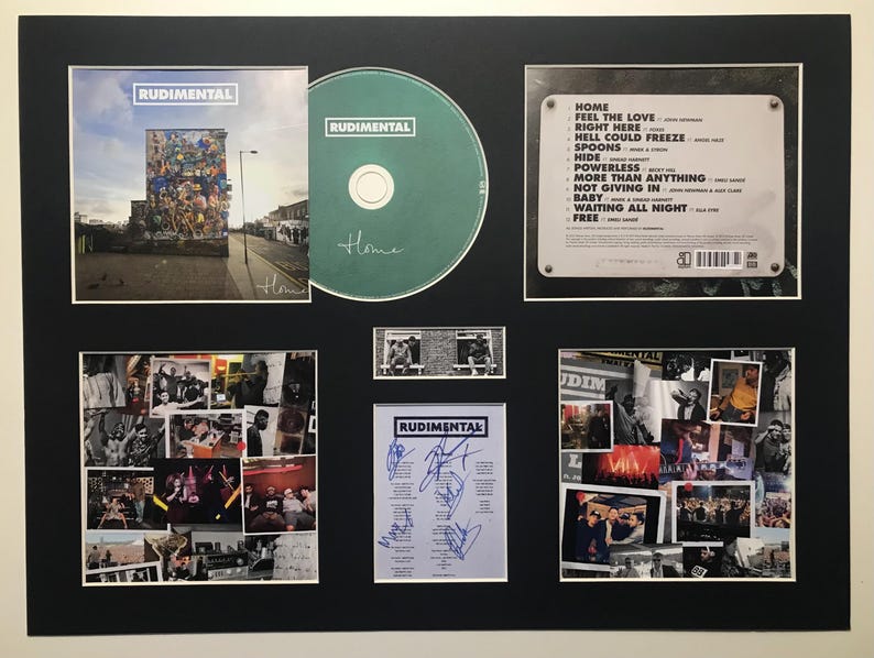 RUDIMENTAL - Home - Album Display Deluxe - Etsy