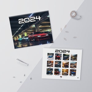 JDM Sports Cars 2024 Wall Calendar, Japanese Sports Cars Calendar ...