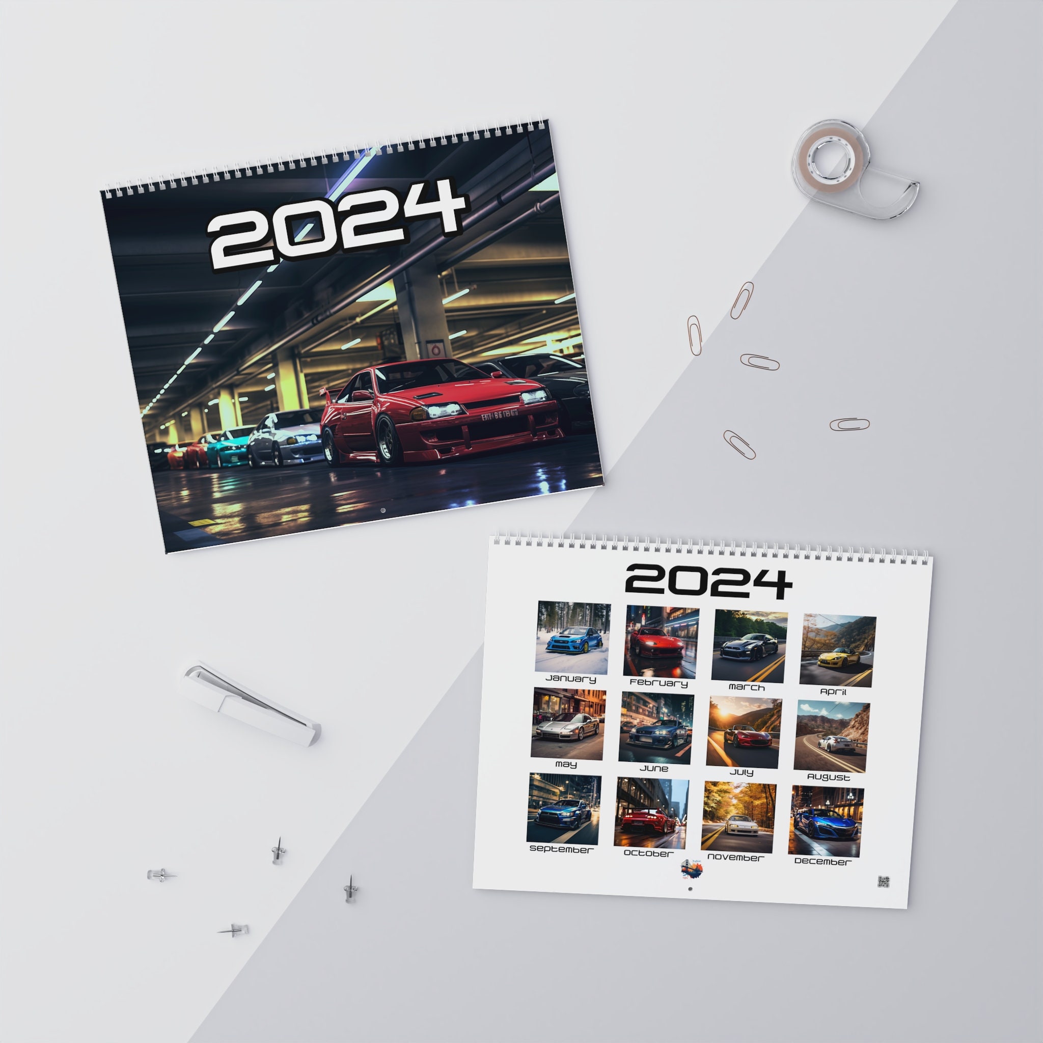 JDM Sports Cars 2024 Wall Calendar, Japanese Sports Cars Calendar ...