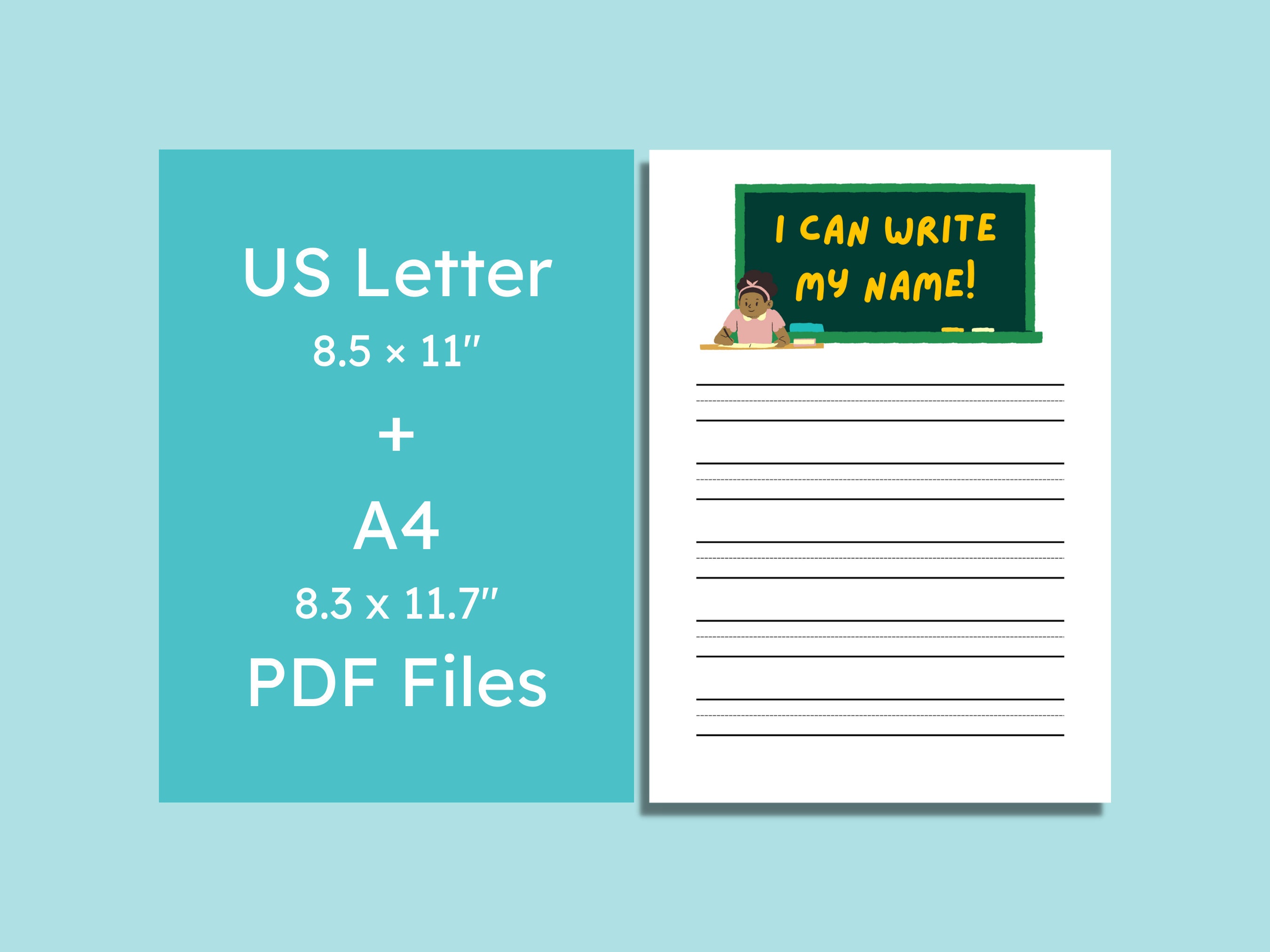 Name Writing Worksheets, Handwriting Practice, I Can Write My Name ...