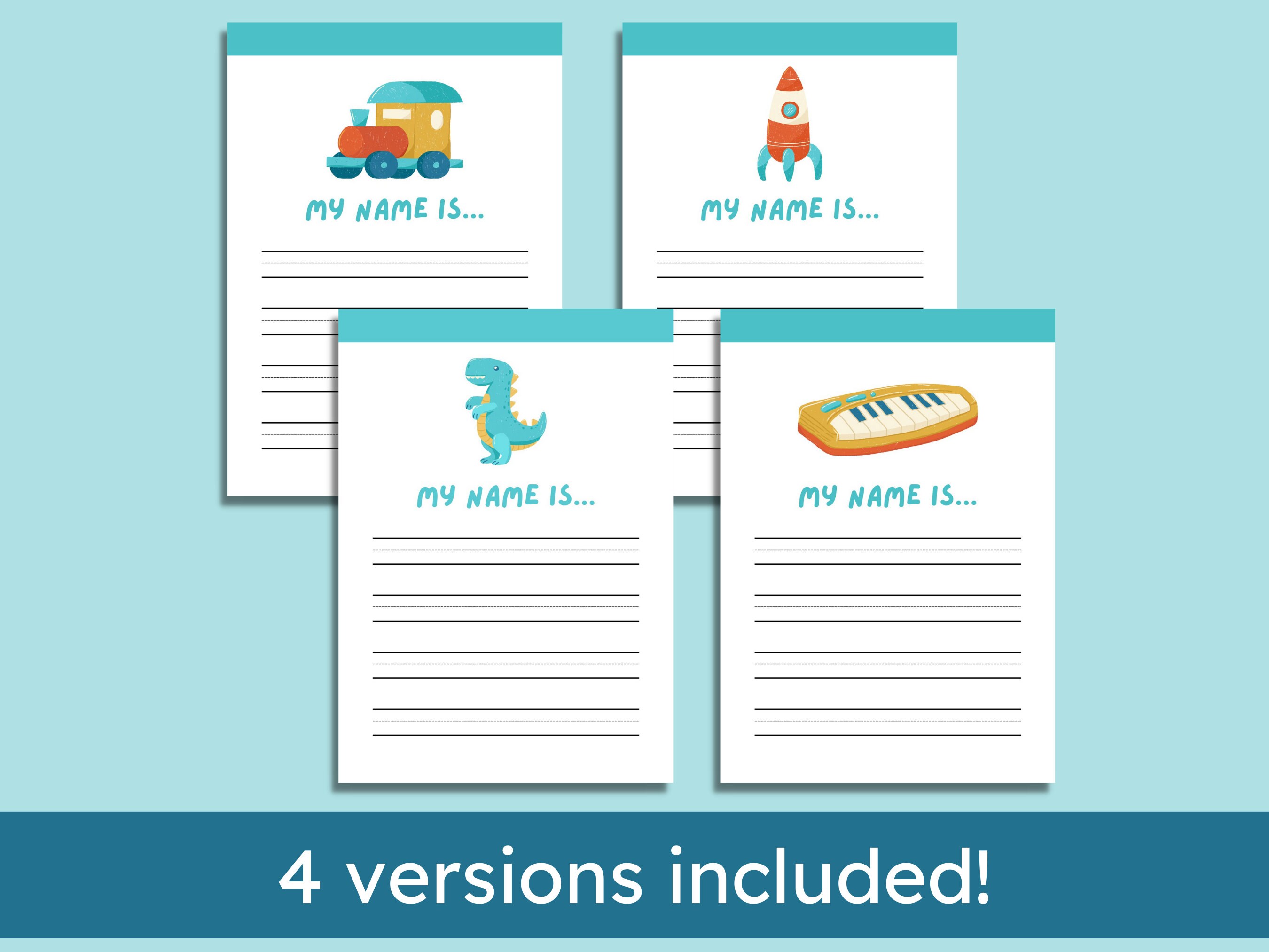 Name Tracing Worksheets, Handwriting Practice, Name Writing Sheets, I ...