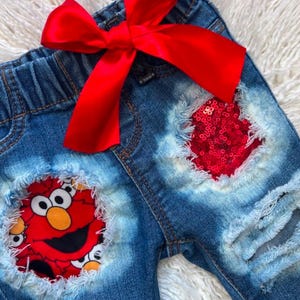 Kids Character Distressed Denim - Etsy