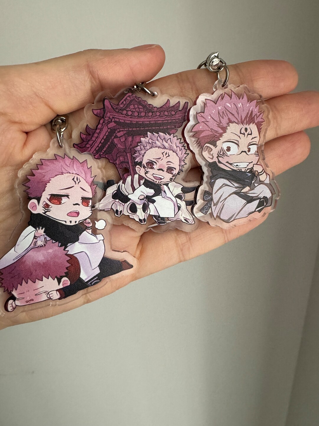 Jujutsu Kaisen Sukuna Keychains - Etsy UK