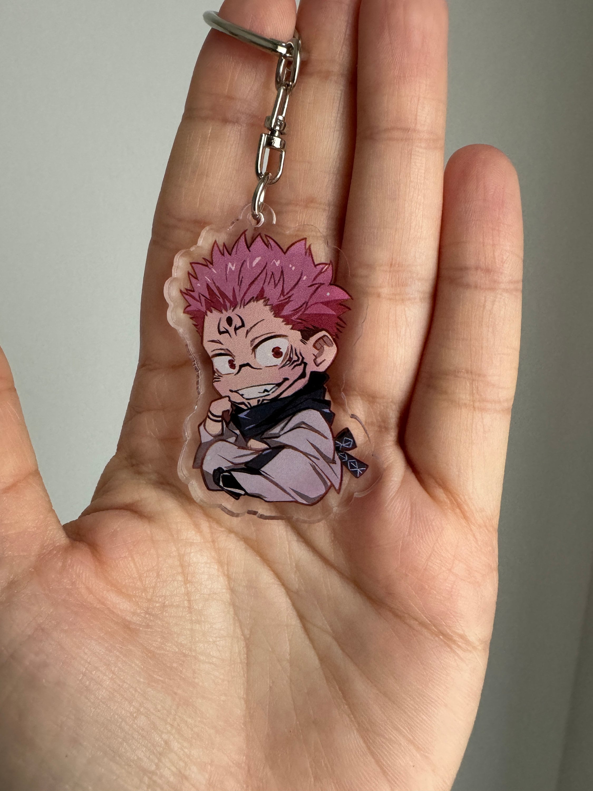 Jujutsu Kaisen Sukuna Keychains - Etsy UK