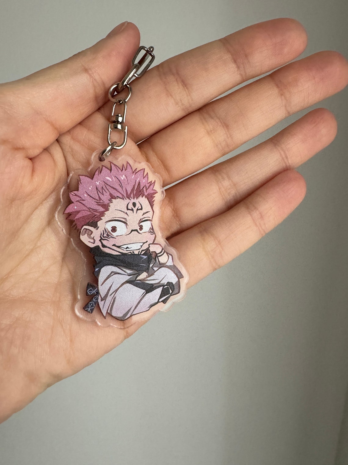 Jujutsu Kaisen Sukuna Keychains - Etsy UK