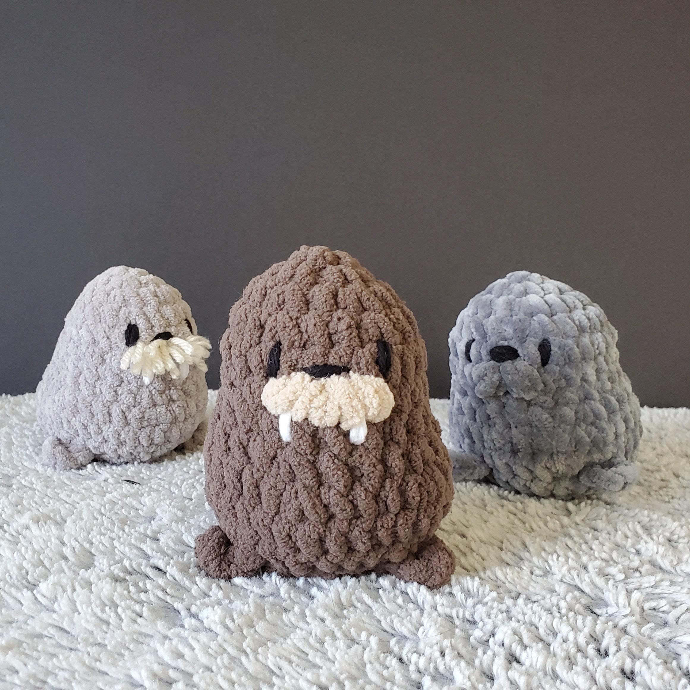 Walnut the Walrus - Crochet Pattern - Etsy