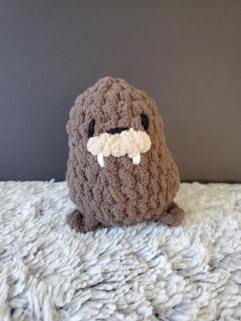 Walnut the Walrus - Crochet Pattern - Etsy