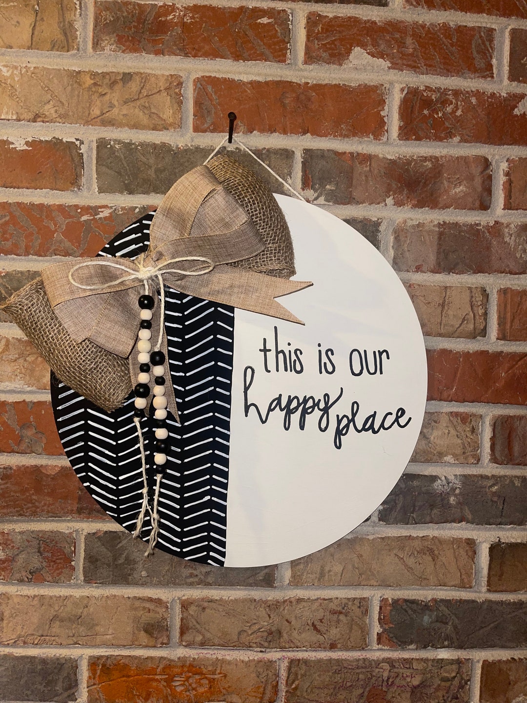 This is Our Happy Place, Door Hanger - Etsy