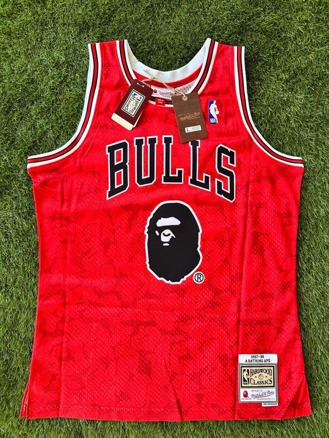 Mitchell & Ness Player Chicago Bulls #93 Bape Swingman A Bathing Ape - Etsy