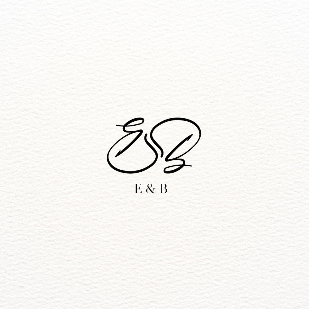 Custom Name Logo, 2 Letter Logo, Family Name Design, Initial Emblem ...