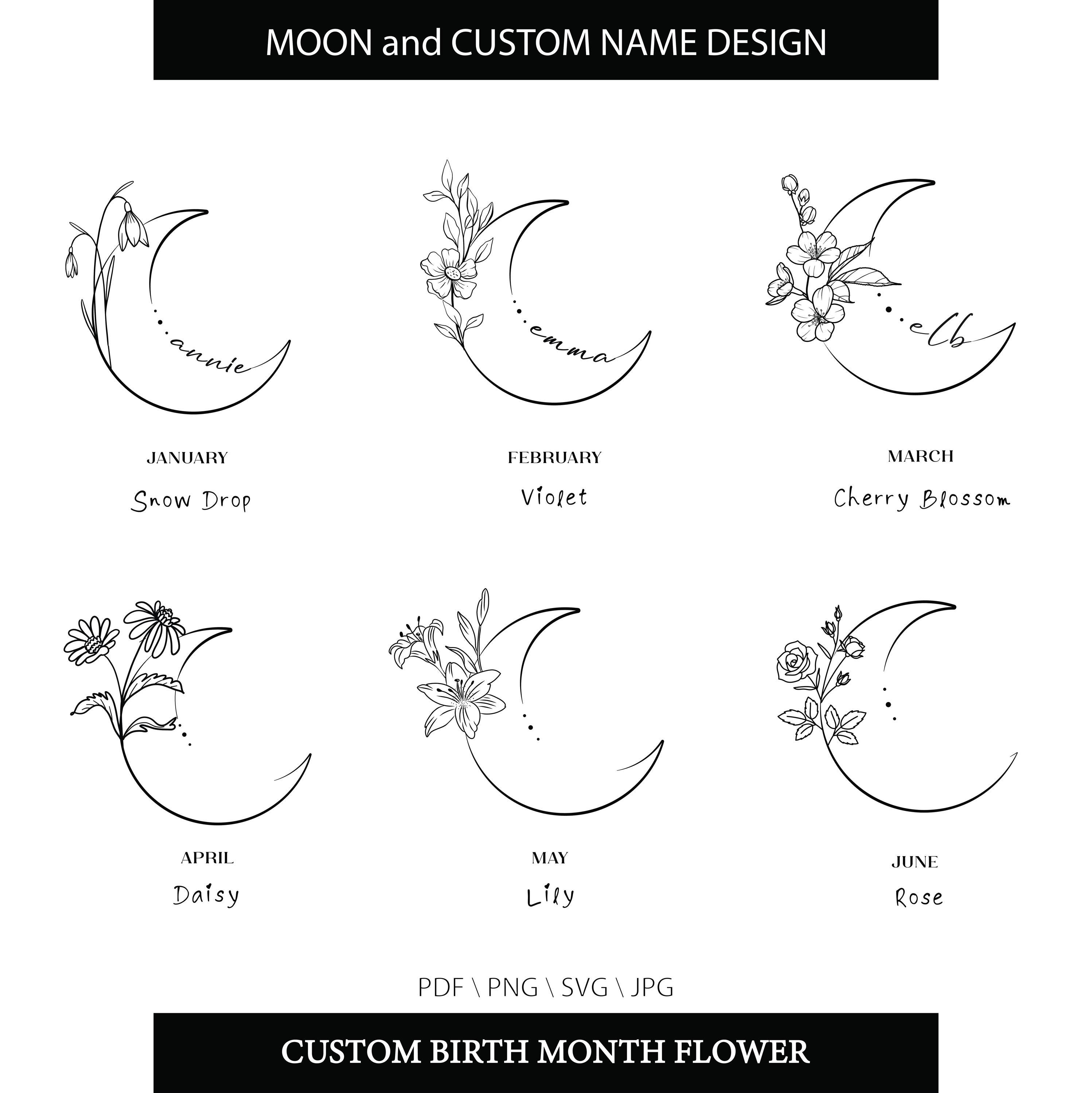 Birth Moon Tattoos