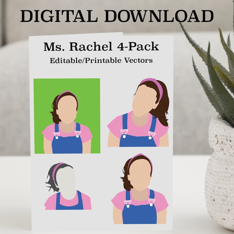 Ms Rachel Clipart - Etsy