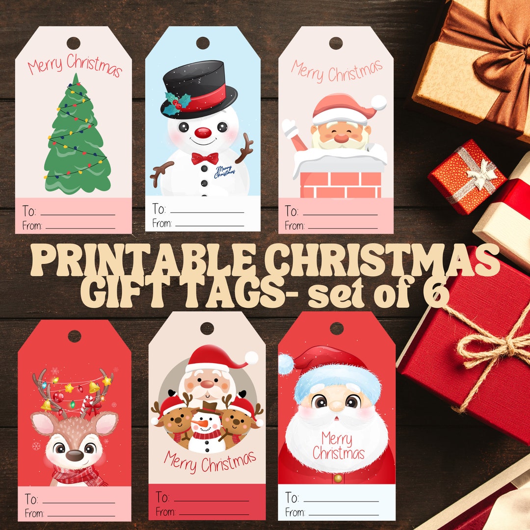 Christmas Gift Tags Printable Cute Christmas Tags Christmas Gift Tags ...