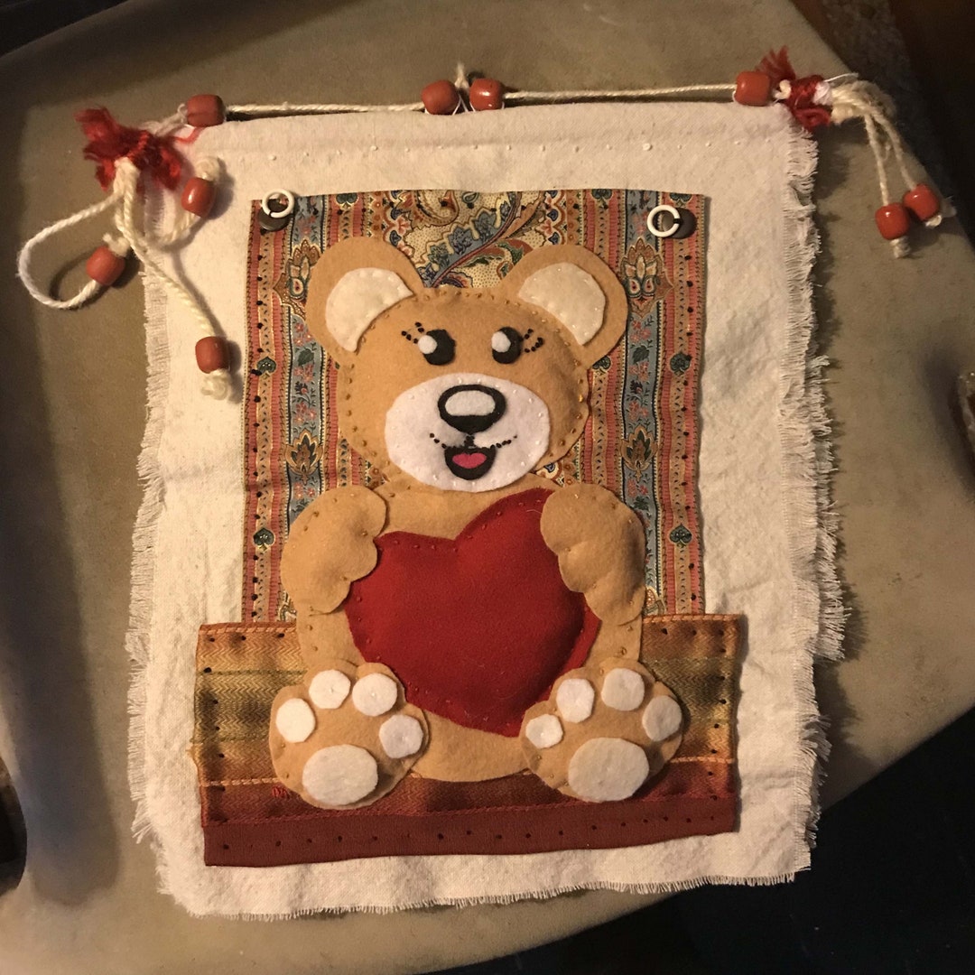 Teddy Bear Wall Hanging - Etsy