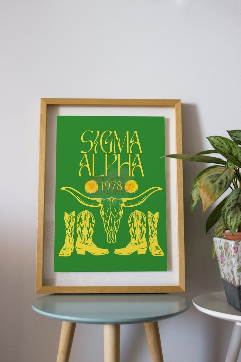 SIGMA ALPHA PRINT - Etsy