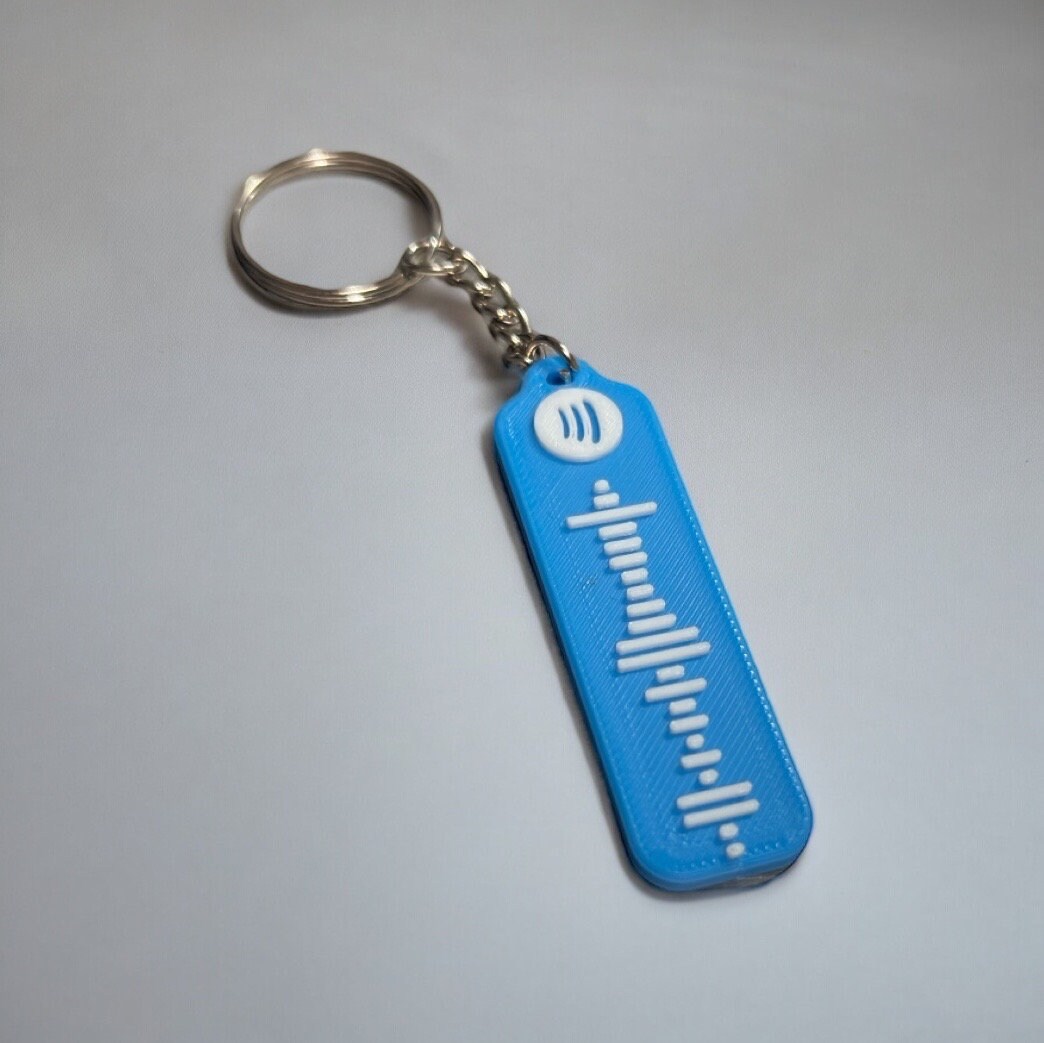 Spotify QR Code Keychains Customizable 3D Printed Keychains Gifts - Etsy