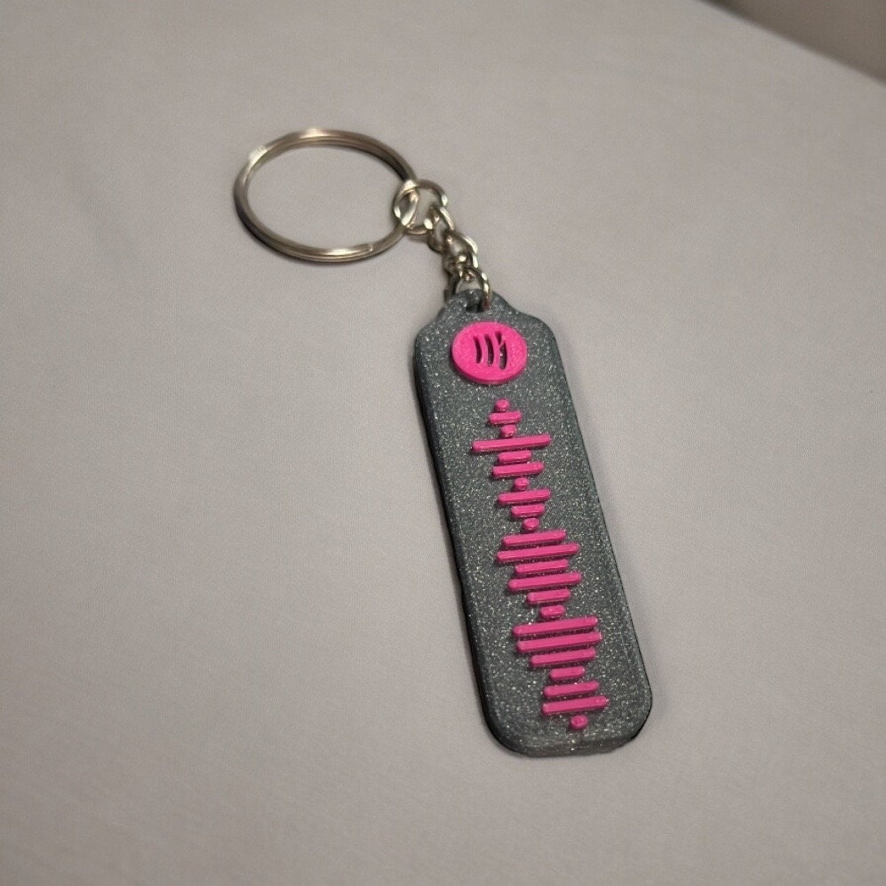 Spotify QR Code Keychains Customizable 3D Printed Keychains Gifts - Etsy