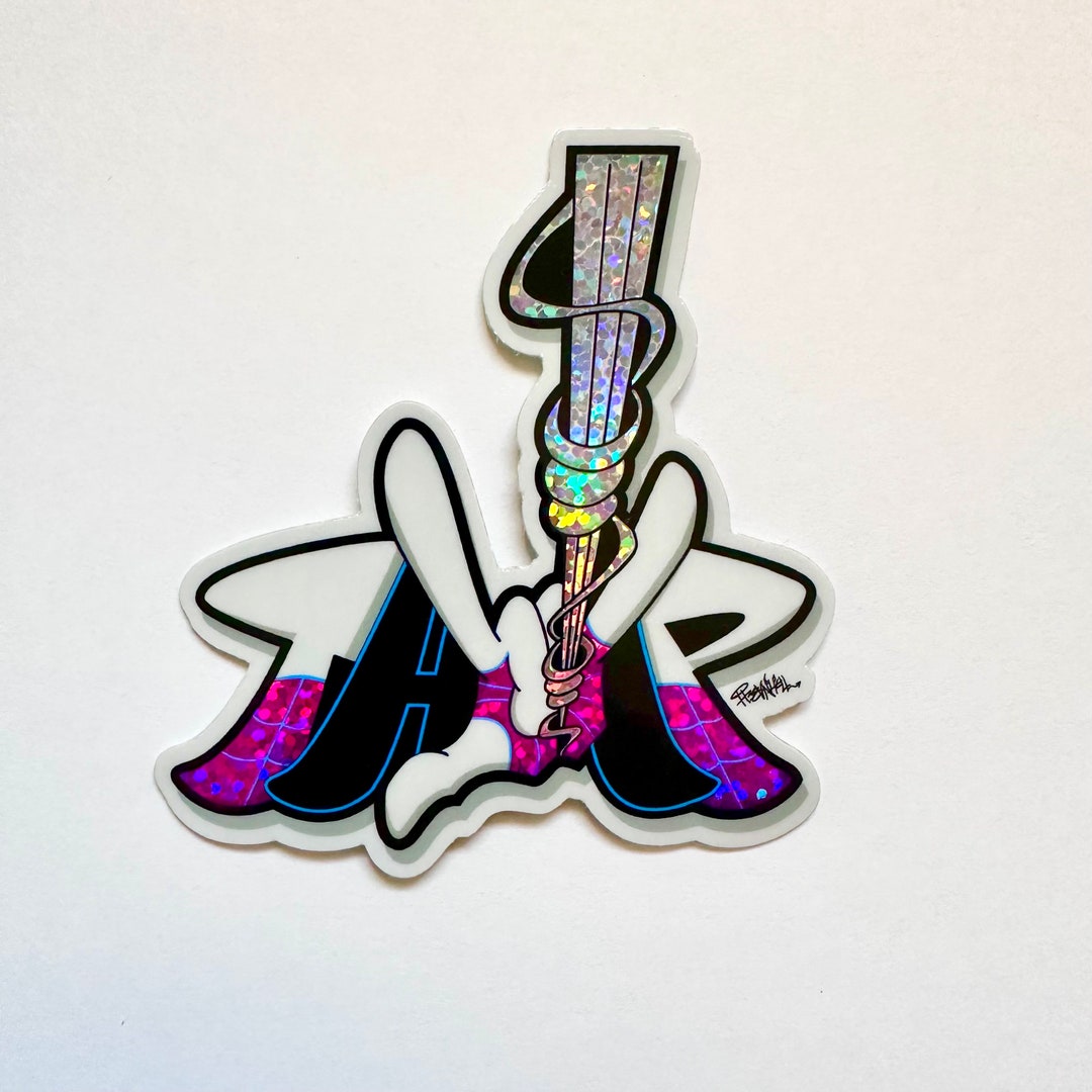 LIMITED! Thwip Marvel Spider-gwen Gwen Stacy Graffiti Waterproof Vinyl ...