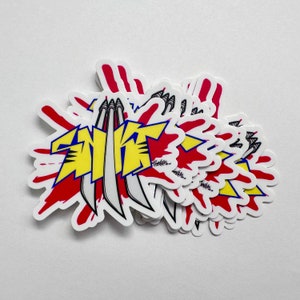 Snikt Wolverine Marvel Graffiti Waterproof Vinyl Sticker X-men - Etsy
