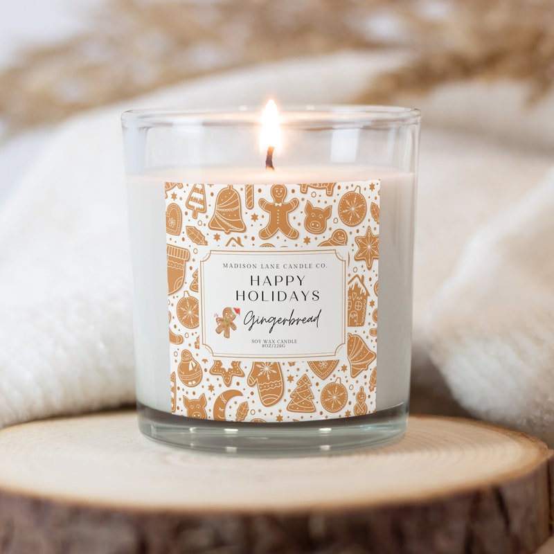 Gingerbread Candles - Etsy