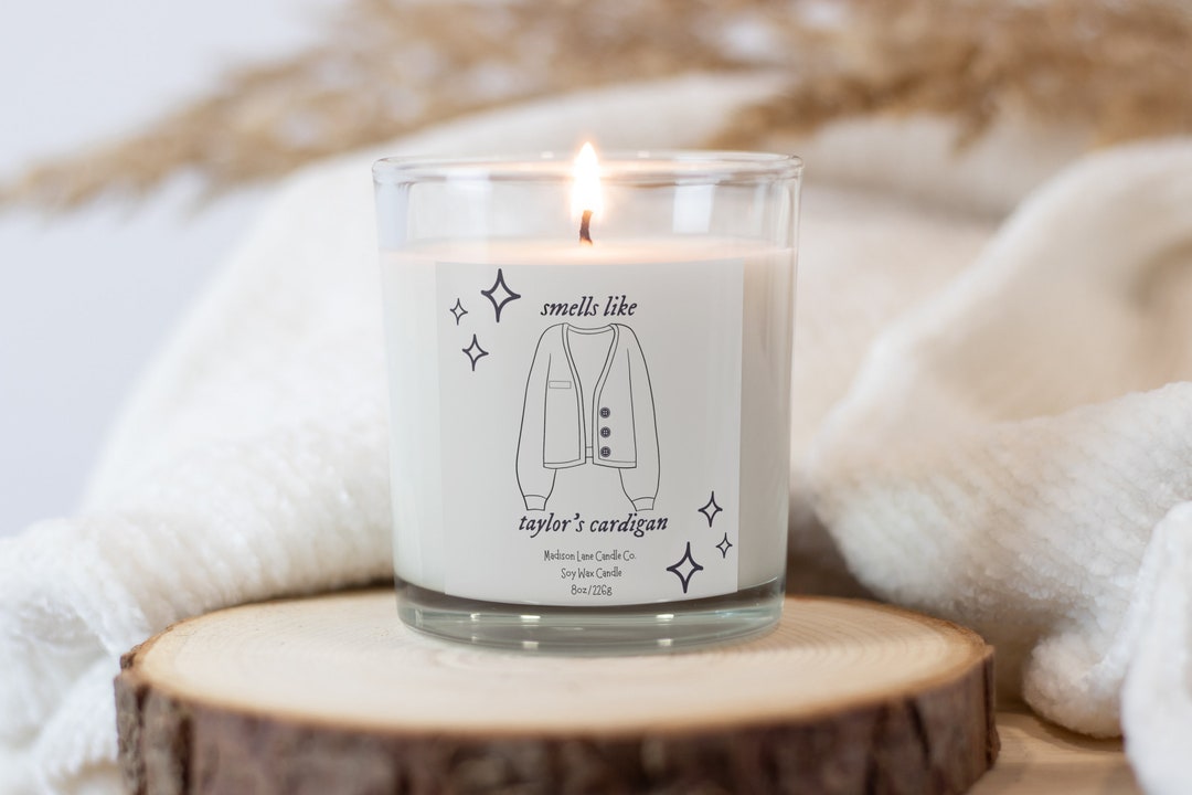 Smells Like Taylor's Cardigan Candle, Swiftie Gifts, Folklore Inspired ...