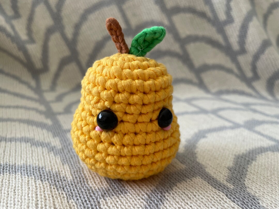 Pyrus the Pear Handmade Plushie - Etsy