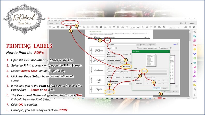 CHS-01 PRINTABLE LABELS Herbs and Spices | Printable Herbs and Spices ...