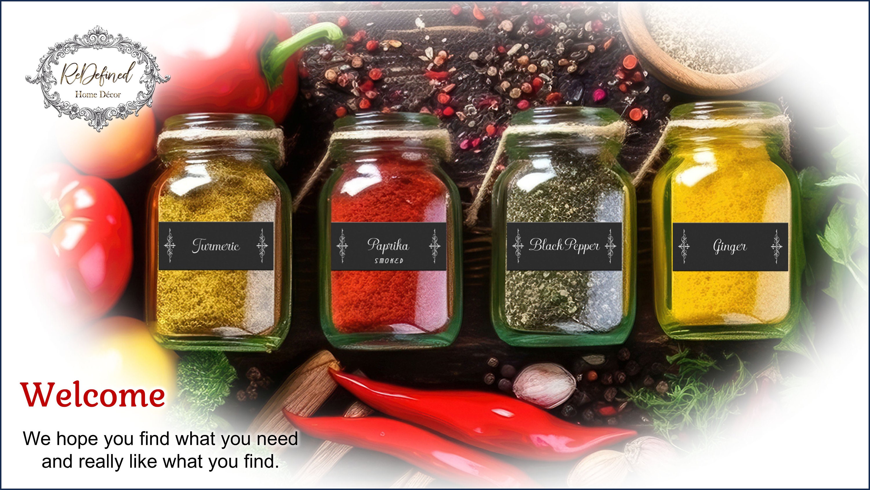 CHS-02 PRINTABLE LABELS Herbs and Spices | Printable Herbs and Spices ...