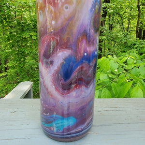 Decorative Resin Coated Glass Bottle - Etsy