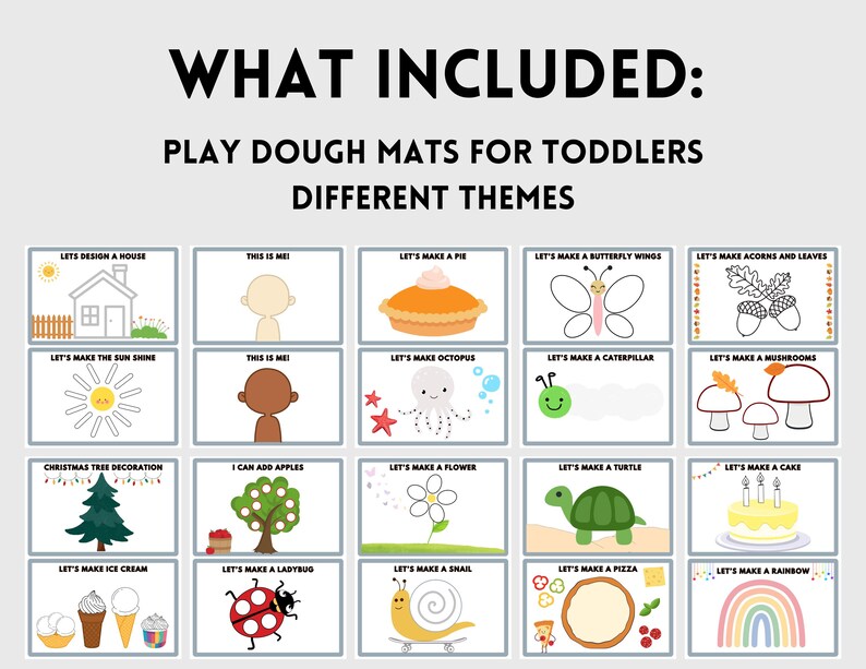 Counting and Alphabet Play Dough Mats Bundle | 3 Packs: Letters ...