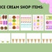 Ice Cream Shop Pretend Play Printable, Dramatic Play, Preschool ...