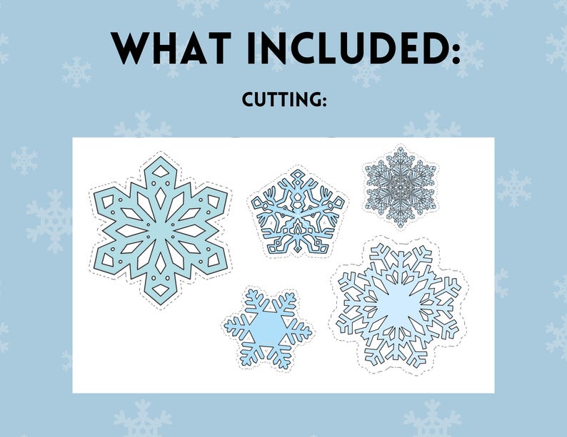 Snow Unit Study & Snowflakes Printable Bundle | Winter Homeschool ...
