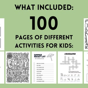 Learning Activities Bundle Kids Printable PDF Pack - Etsy